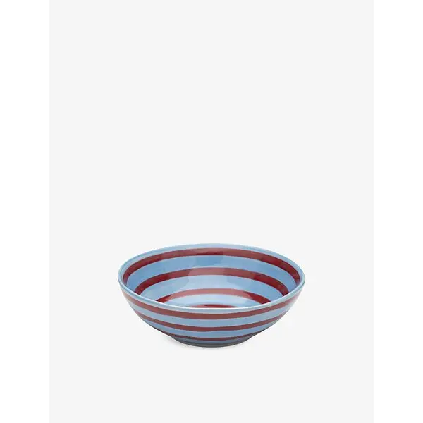 ANNA + NINA Alfie Stripe Stoneware Bowl