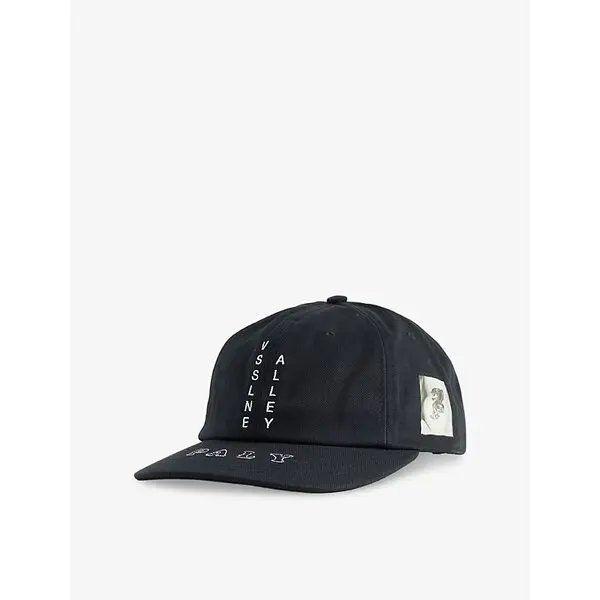 PALY HOLLYWOOD Vsslne Alley Cotton Baseball Cap - Black