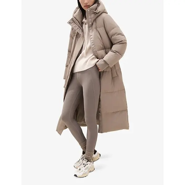 THE WHITE COMPANY Longline Down-filled Puffer Coat