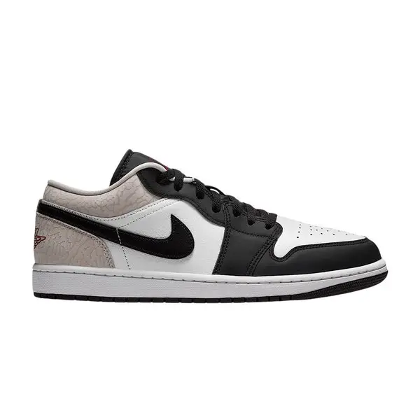 JORDAN 1 Low Se White Light Orewood Brown Team Red