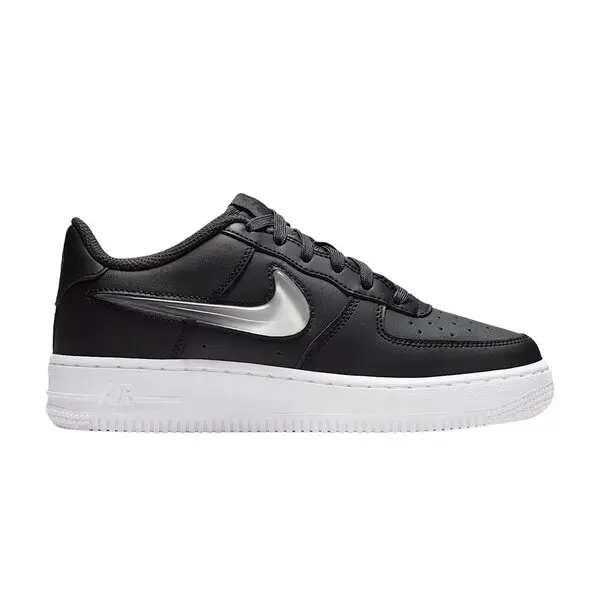 Nike Air Force 1 Gs 'dark Smoke Black White Vast
