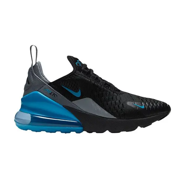 Nike Air Max 270 Gs Smoke Grey Light Current Blue