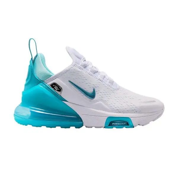 Nike Air Max 270 Premium Gs Copa Teal Tint Chlorine Blue - White