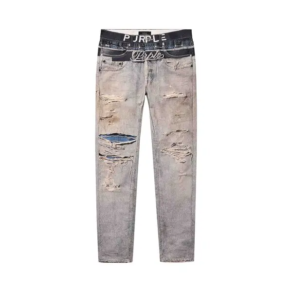 PURPLE BRAND Skinny Trompe L'oeil Boxer 'multi-color
