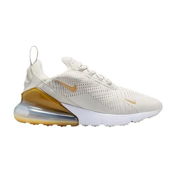 Nike Wmns Air Max 270 'light Bone White Metallic Gold - Cream