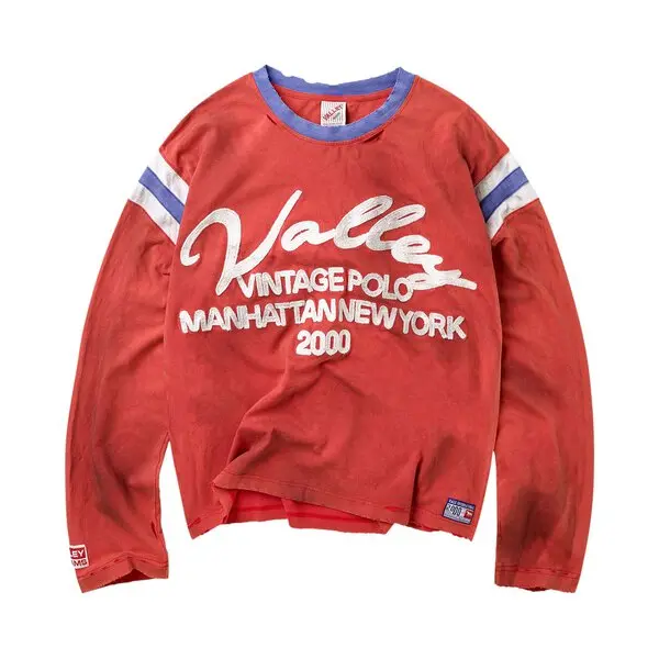 VALE FOREVER Vintage Jersey Ls - Red