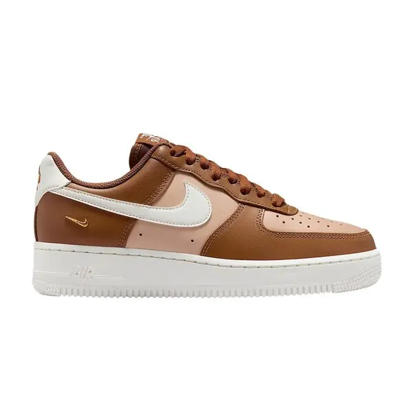 Nike Wmns Air Force 1 '07 'light British Hemp Metallic Gold Sail - Tan