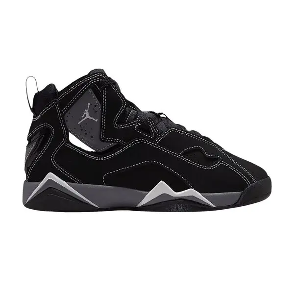 Nike True Flight Gs Light Graphite Metallic Silver - Black