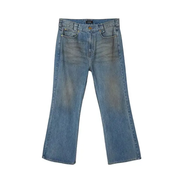 WILLY CHAVARRIA Flared Denim Jean Denim