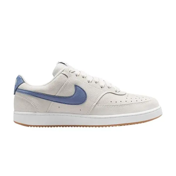 Nike Court Vision Low 'vast White Gum Medium Brown Diffused Blue - Grey