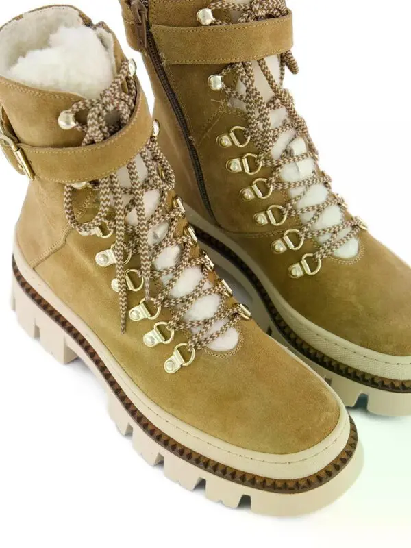 GIBALDI Buckle-strap Lace-up Boots