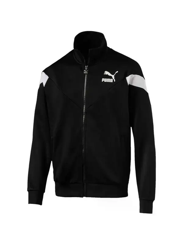 PUMA Mcs Logo-print Track Jacket - Black