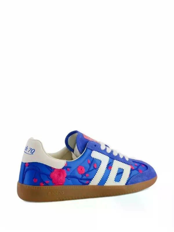 BACK 70 Ghost Floral-embroidered Sneakers