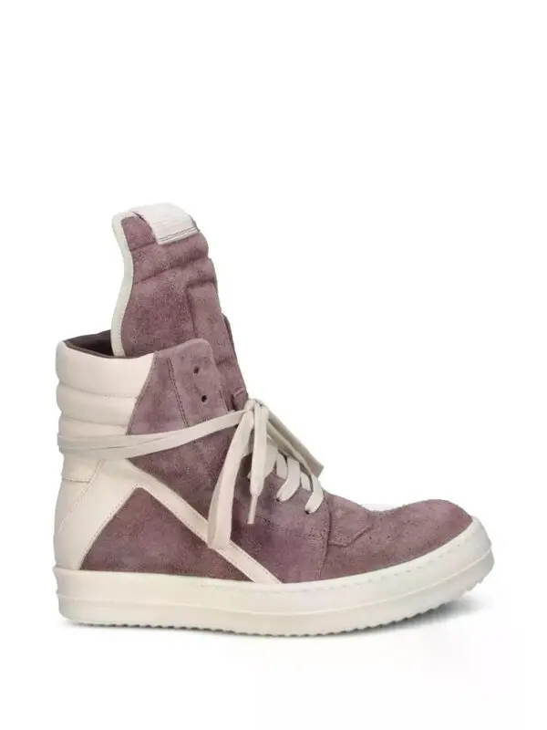 Rick Owens Geobasket High-top Sneakers - Pink