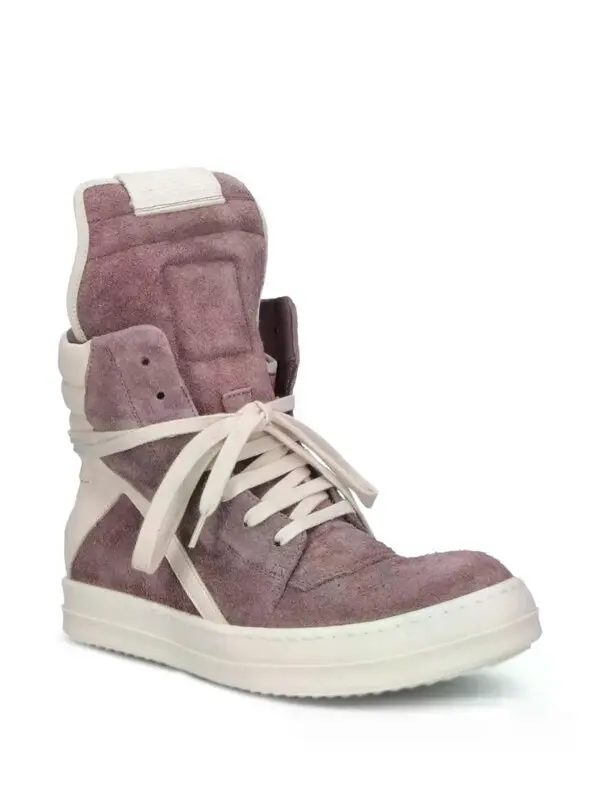 Rick Owens Geobasket High-top Sneakers - Pink