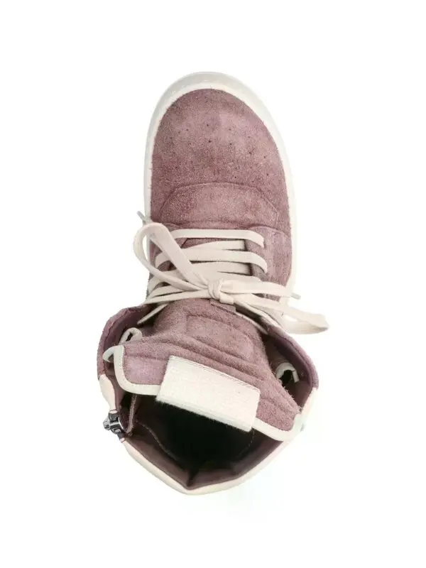 Rick Owens Geobasket High-top Sneakers - Pink