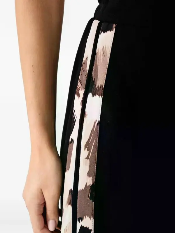 Joseph Ribkoff Abstract-print Drawstring Track Pants