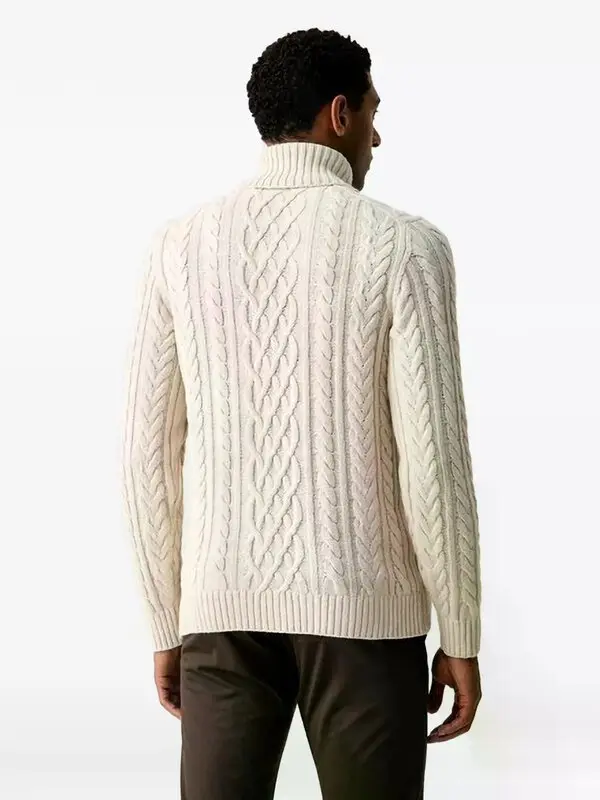 JOOP! Cable-knit Roll-neck Sweater