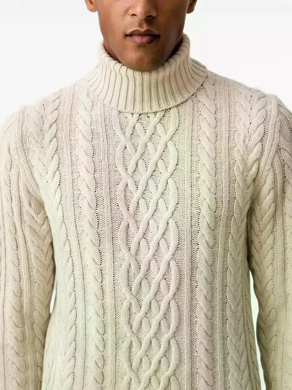 JOOP! Cable-knit Roll-neck Sweater