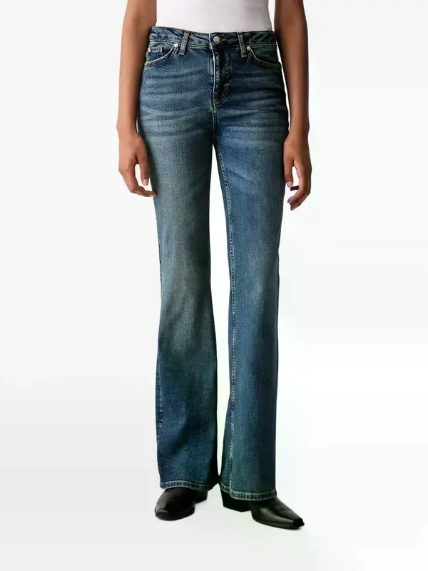 JOOP! Faded Flared-leg Jeans - Blue