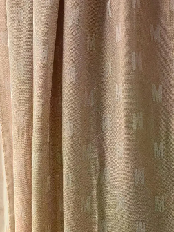Moschino Logo-monogram Frayed-edge Scarf