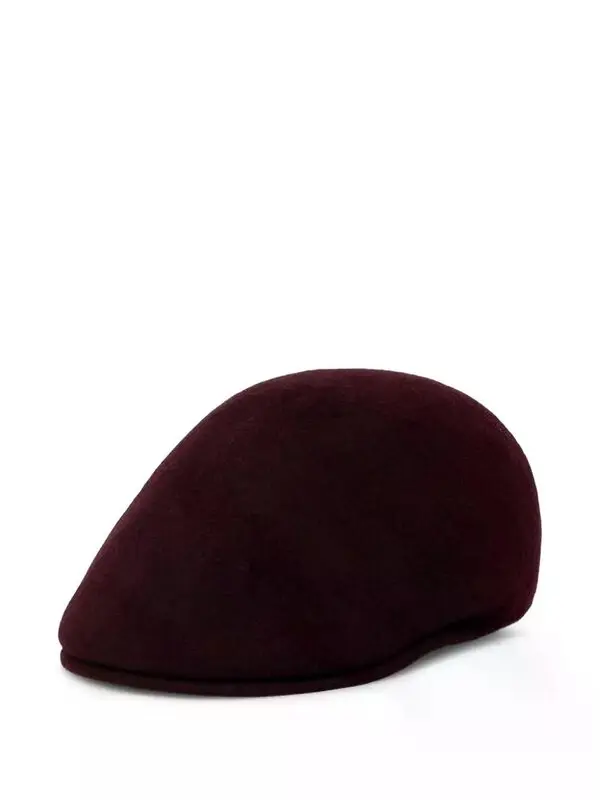 KANGOL Felt Flat Cap - Red