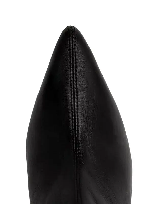 JONAK PARIS Delaine Pointed-toe Leather Boots