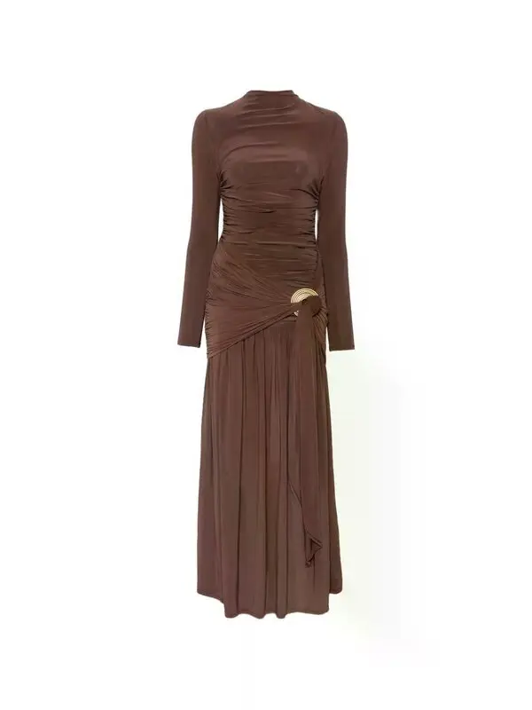 Aje Selah Gathered Jersey Maxi Dress