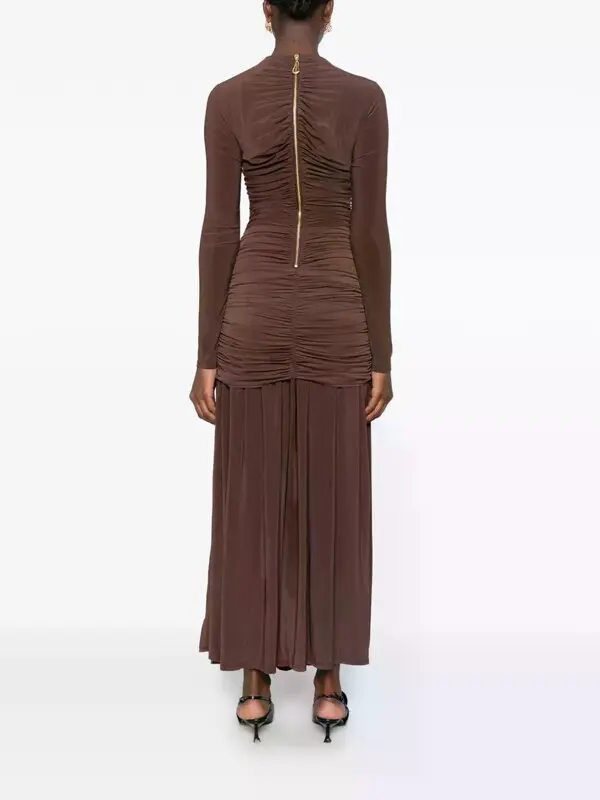 Aje Selah Gathered Jersey Maxi Dress