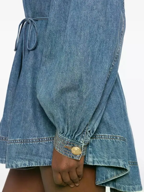 Aje Viva Denim Mini Dress