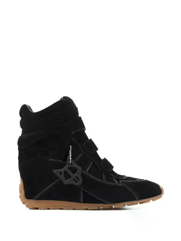 NAKED WOLFE Element Touch-strap Wedge Sneakers