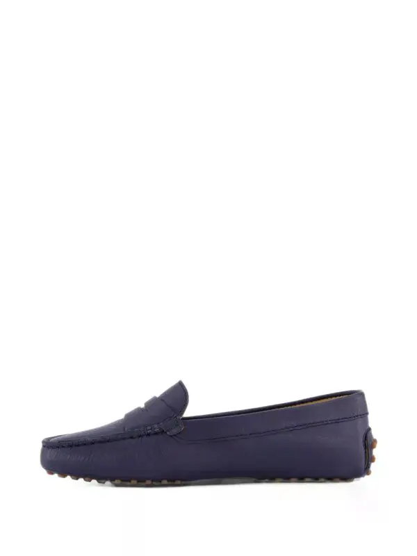 ATELIER VERDI Grained Leather Loafers