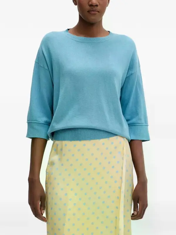 BENETTON Crew-neck Sweater - Blue