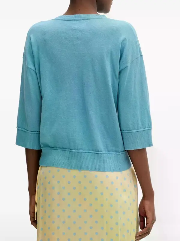 BENETTON Crew-neck Sweater - Blue