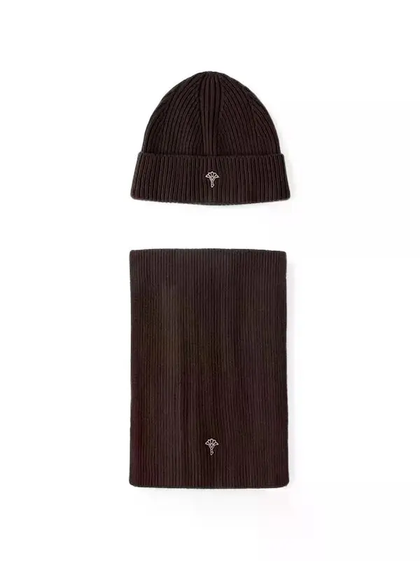 JOOP! Ribbed-knit Beanie Hat And Scarf