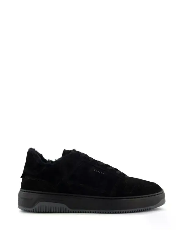 NUBIKK Basket Court Fur Sneakers - Black