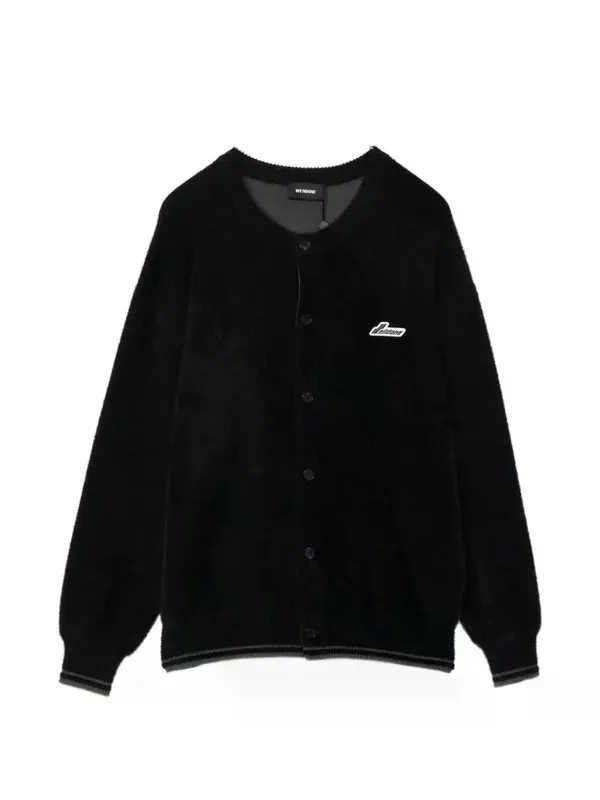 We11Done Logo-patch Cardigan