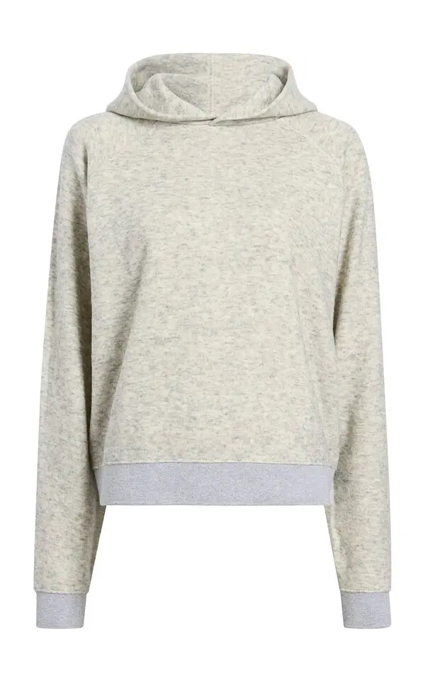 Khaite Wayne Hooded Cotton Sweatshirt - Grey