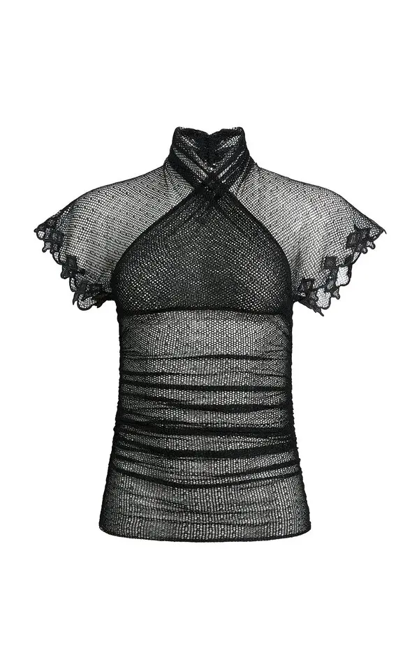Khaite Rauni Mock-neck Top