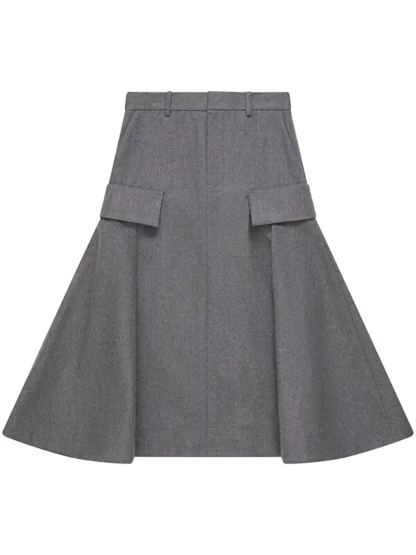 Sacai A-line Cargo Skirt