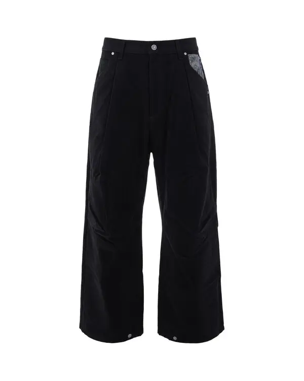 PDF Wide-leg Denim Jeans