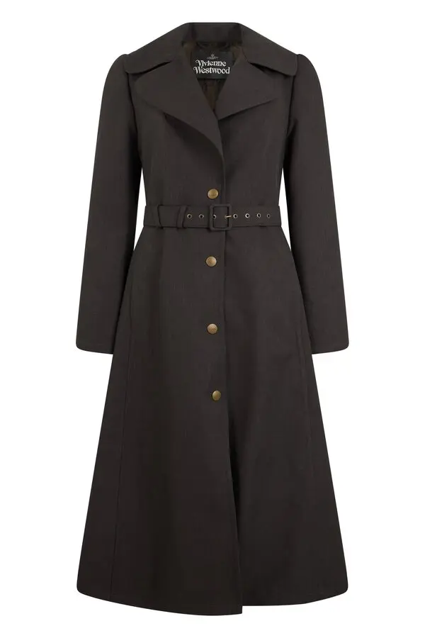 VIVIENNE WESTWOOD Knee-length Flared Coat With Belt