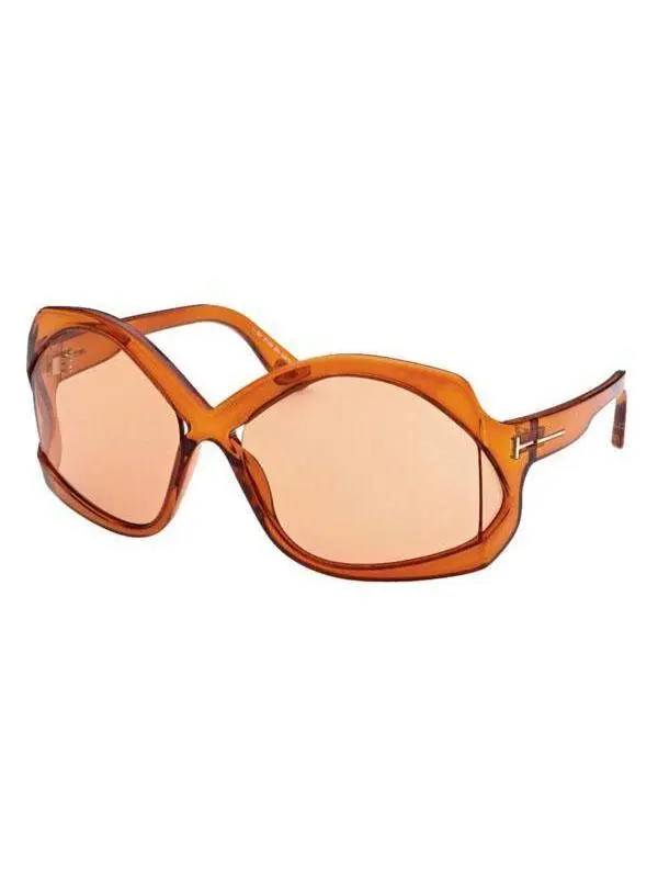 TOM FORD Ft0903 Sunglasses Shiny Dark Brown / Brown - Default