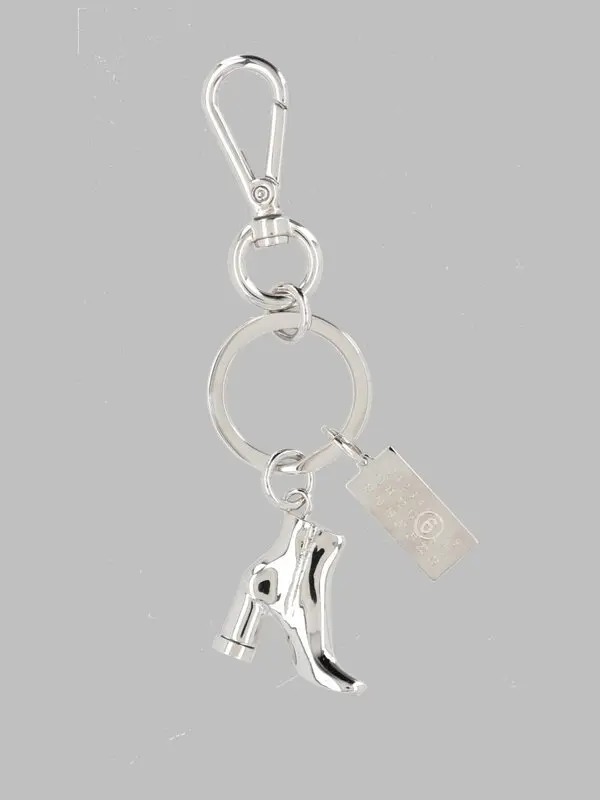 MAISON MARGIELA Mini Key Holder - Silver