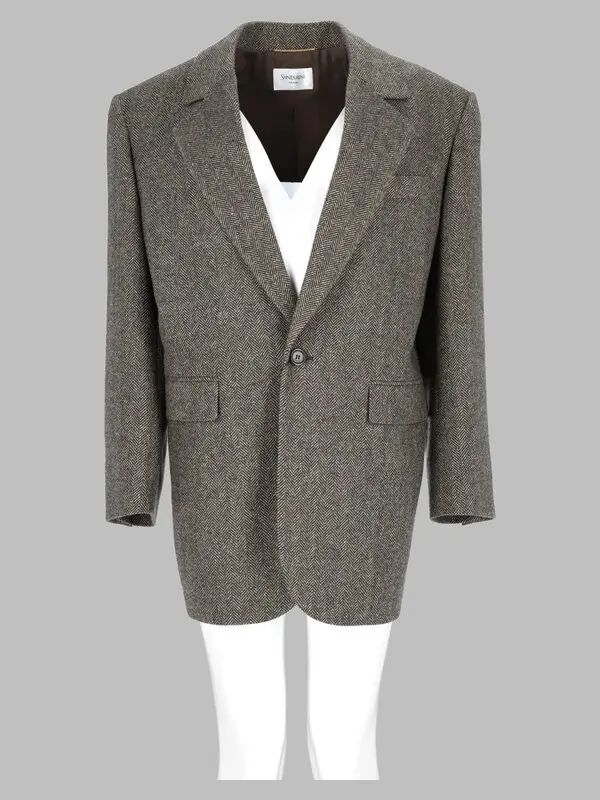 Saint Laurent Monopetto Wool Jacket