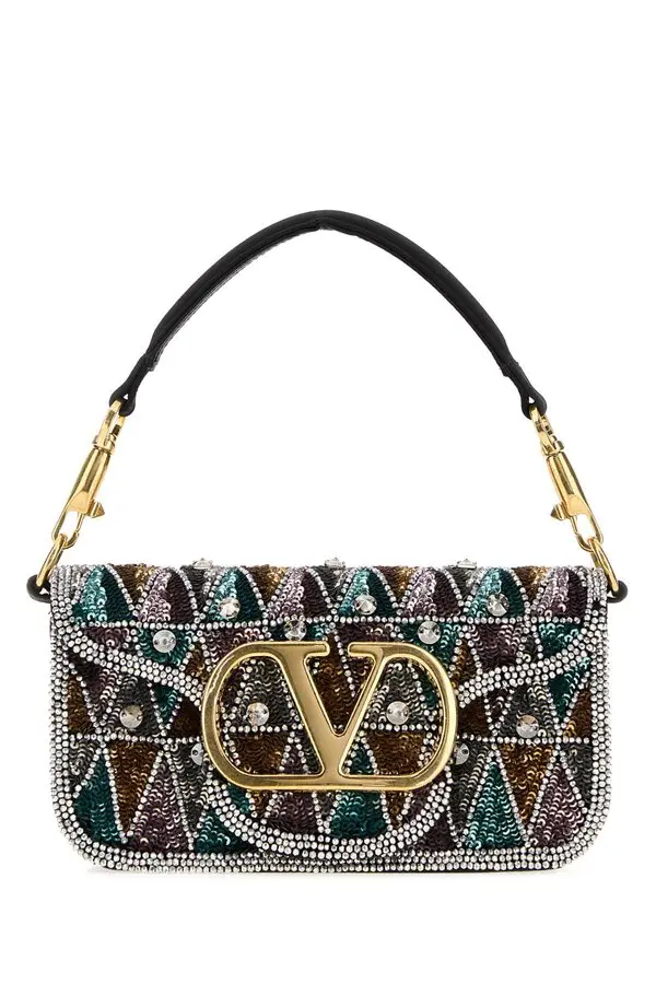 Valentino Garavani Embellished Satin Mini Locò Bag
