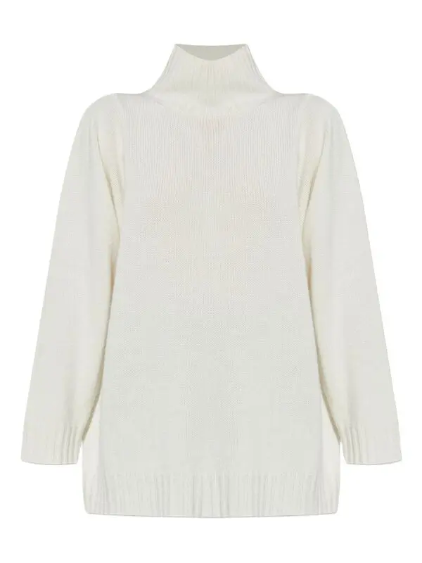 Max Mara Cashmere Turtleneck Sweater - Multicolor