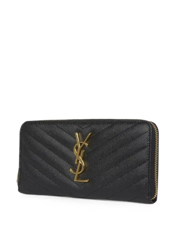 Saint Laurent Cassandre Leather Continental Wallet - Multicolor
