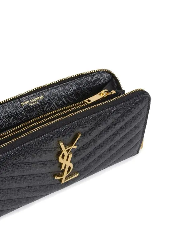 Saint Laurent Cassandre Leather Continental Wallet - Multicolor