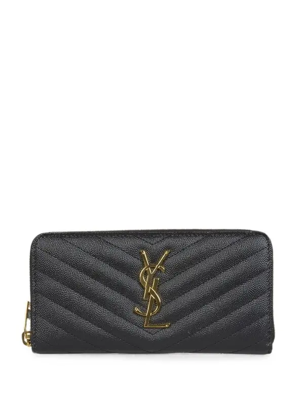 Saint Laurent Cassandre Leather Continental Wallet - Multicolor